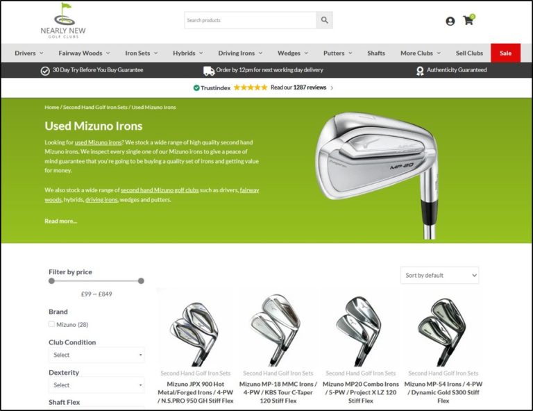 Second-Hand Golf Clubs | 5 Top Tips | Auctions Vs Retailers